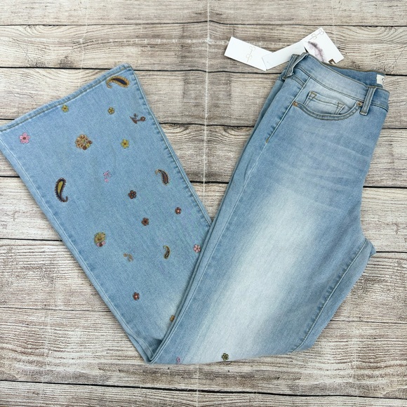Jessica Simpson | Jeans | Jessica Simpson Flare Jeans Embroidered ...